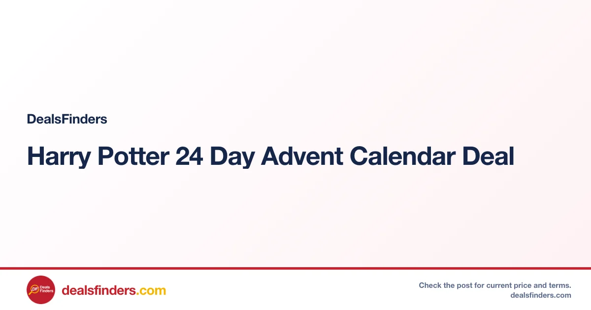 Harry Potter 24 Day Advent Calendar Deal: Save 49%